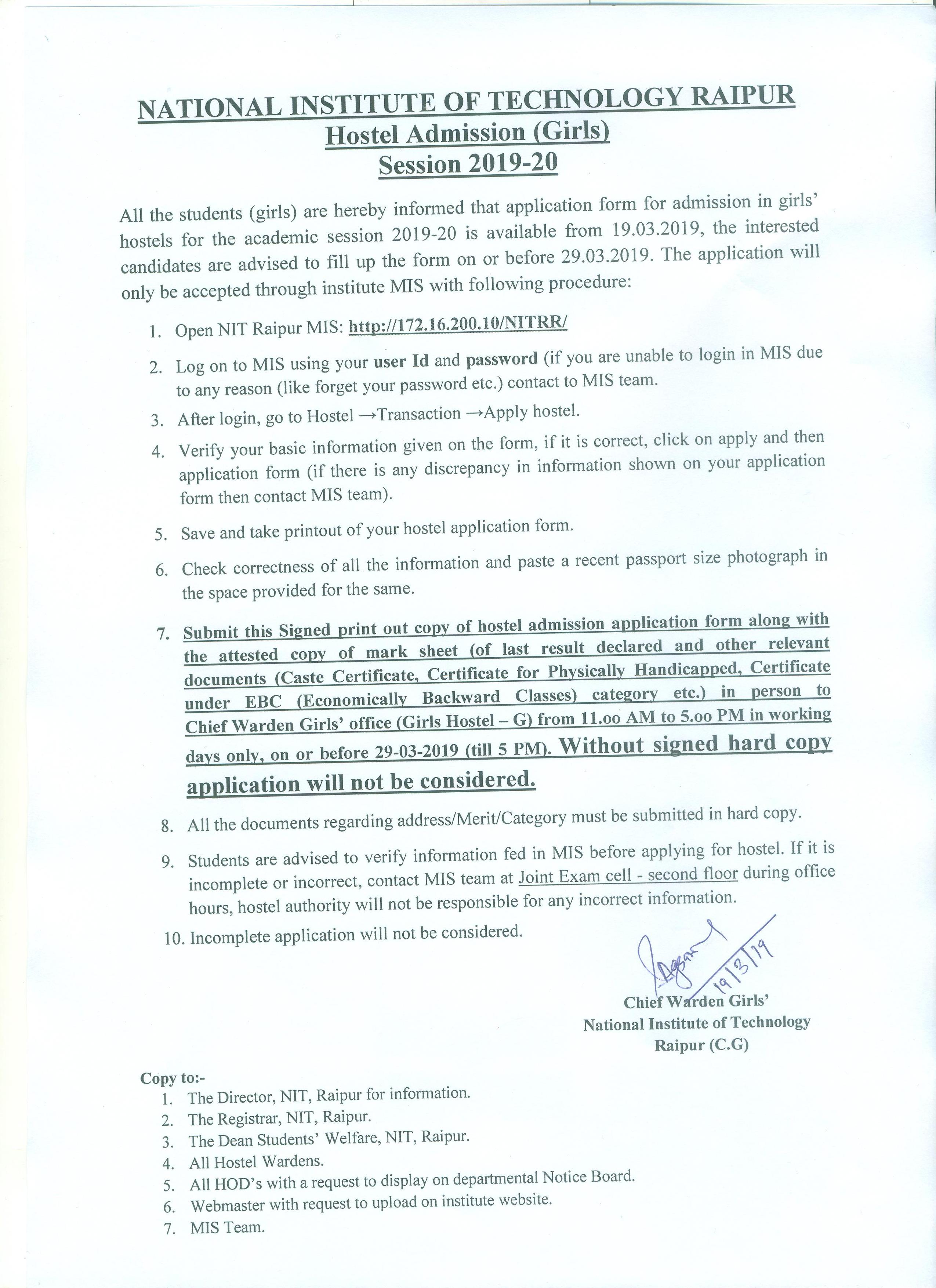 National Institute of Technology Raipur